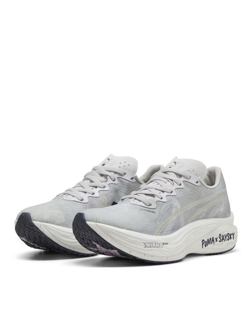 PUMA Deviate Nitro Elite 3 Saysky Wns Road Running Shoes in White | Lyst UK