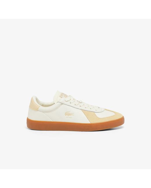 Lacoste Base Shot Pro Low-Top Trainers in White for Men | Lyst UK