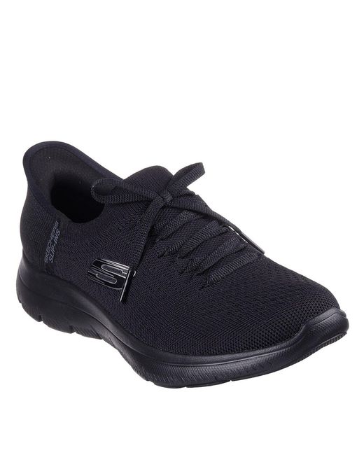 Skechers Summit Slip On Runners in Blue | Lyst UK
