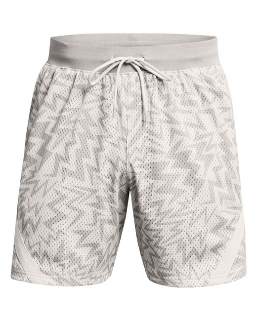 Under Armour Curry Mesh Performance Tracksuit Bottoms in Grey for Men ...