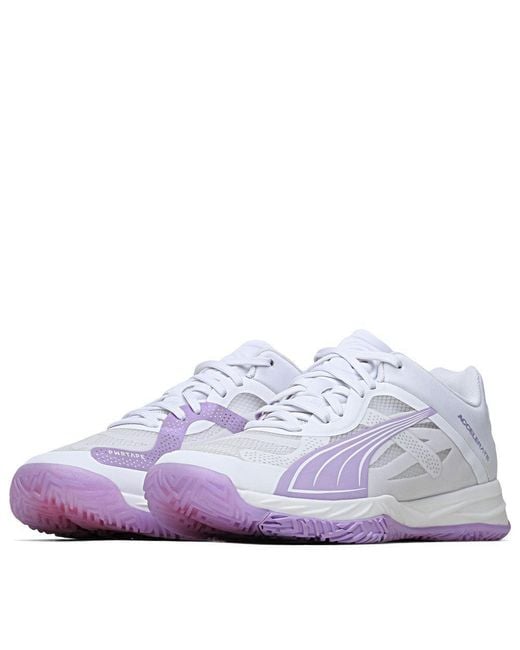 PUMA Accelerate Nitro Squad Indoor Shoes in Purple | Lyst UK