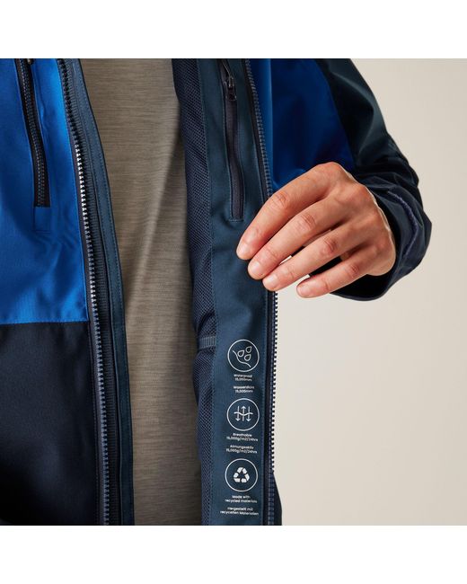 Regatta Maland Ii Waterproof Breathable Stretch Jacket in Blue for Men ...