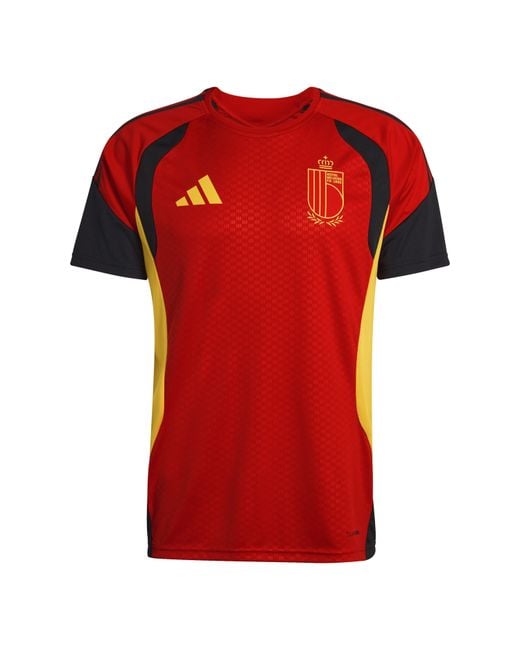 adidas Belgium Training Shirt World Cup 2026 in Red for Men | Lyst UK