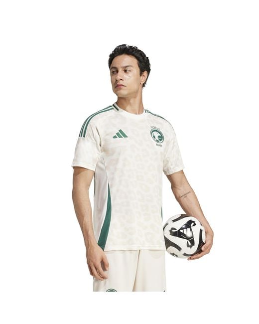 adidas Saudi Arabia Away Shirt 2024 Adults in White for Men | Lyst UK