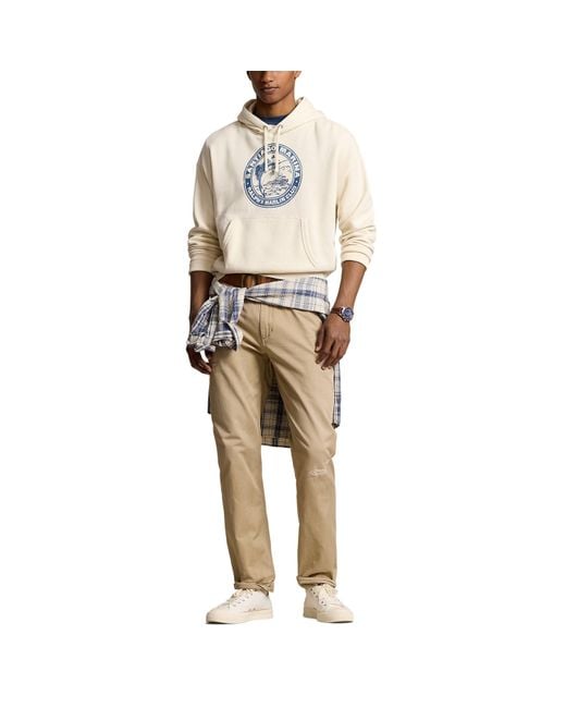 Polo Ralph Lauren Kingfisher Hoodie in White for Men | Lyst UK
