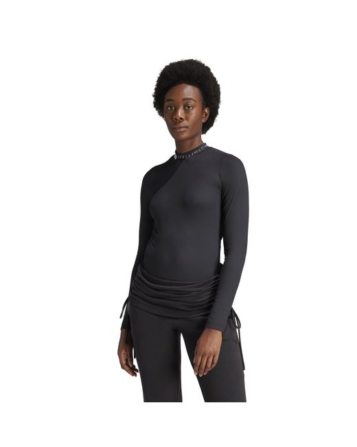 adidas By Stella McCartney Logo Rib Long-Sleeve Performance Gym Top in ...