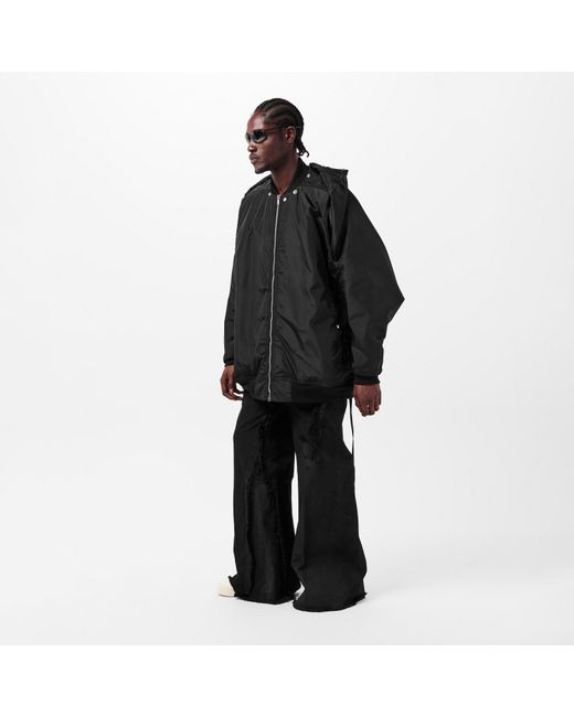 Rick Owens Peter Structured Shoulders Bomber Jacket in Black for Men ...
