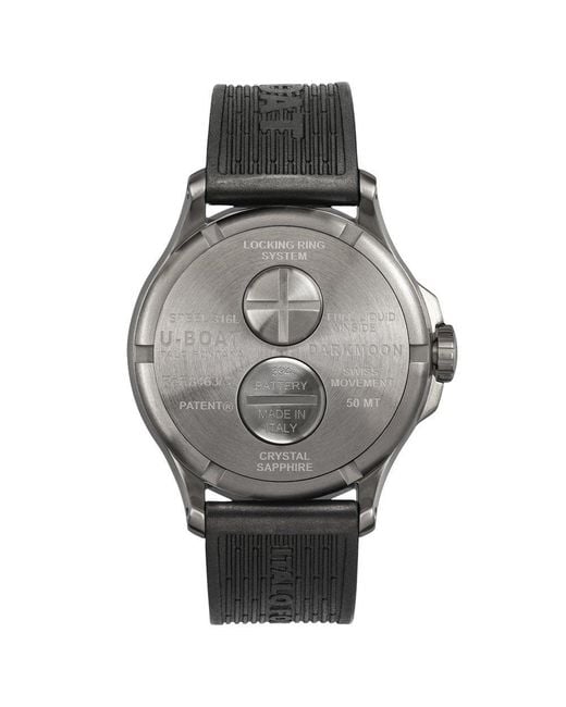 U-Boat Darkmoon Watch Quartz Analogue in Black for Men | Lyst UK