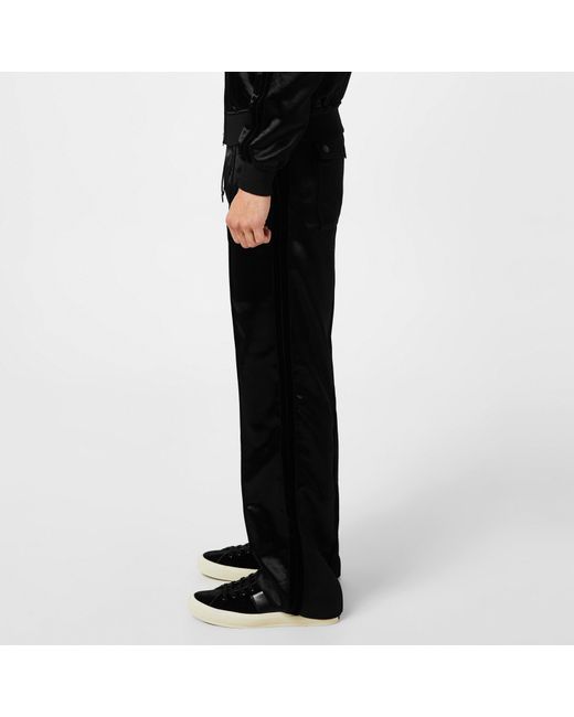 Tom Ford Liquid Track Pants in Black for Men | Lyst UK