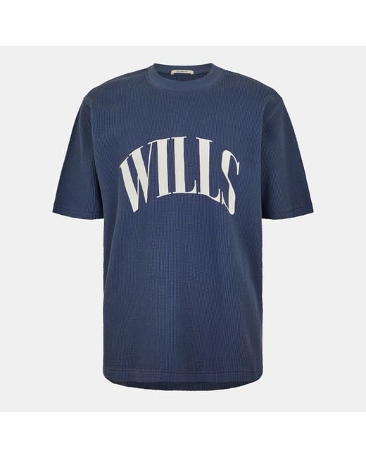 Jack Wills Jw Waffle Graphic Regular Fit T-Shirt in Blue for Men | Lyst UK