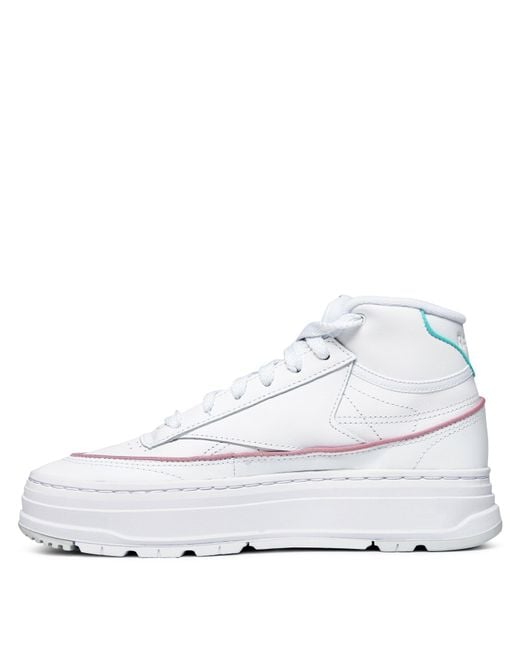 Reebok Club C Geo Tennis Shoes in White | Lyst UK