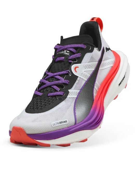 PUMA Deviate Nitro Elite Trail Wn Running Shoes in White | Lyst UK