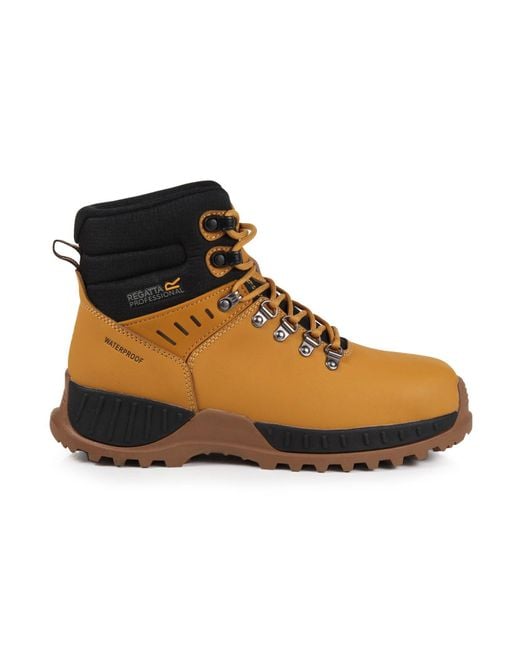 Regatta Grindstone Waterproof Safety Boots in Brown | Lyst UK