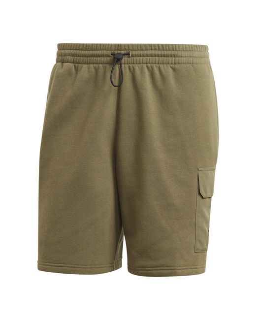 adidas Utility Fleece Short in Green for Men | Lyst UK