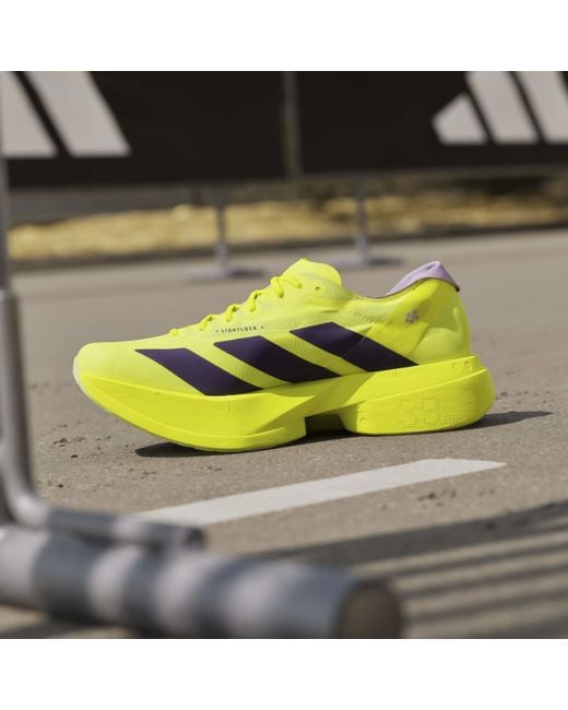 adidas Adizero Adios Pro 4 Shoes in Yellow for Men | Lyst UK