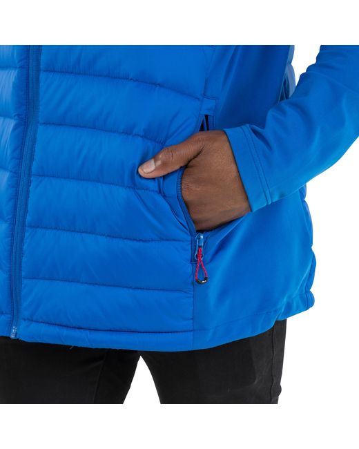 DLX Cade Thermal Insulation Weather-Resistant Down Jacket in Blue for ...