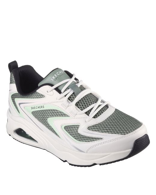 Skechers Mesh W 3D Print Overlay Low-Top Trainers in Grey for Men | Lyst UK