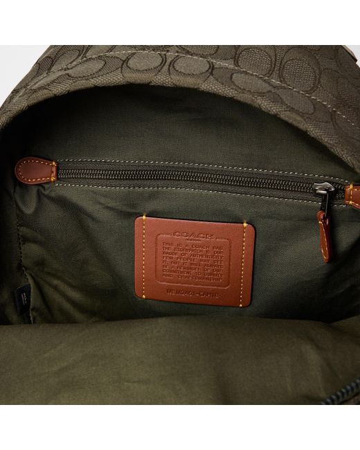 COACH Hall Backpack in Green for Men | Lyst UK