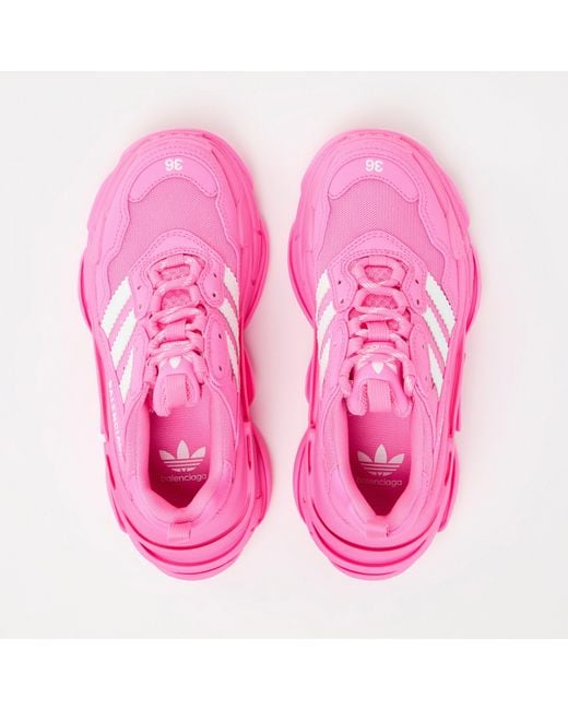Balenciaga X Adidas Triple S Trainers in Pink | Lyst UK