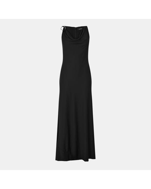 Ralph Lauren Real Leather Elkanah Ball Gown in Black | Lyst UK