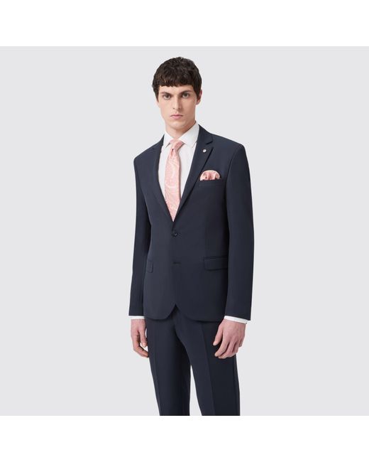 Twisted Tailor Ellroy Tailored Fit Jacket in Blue for Men | Lyst UK