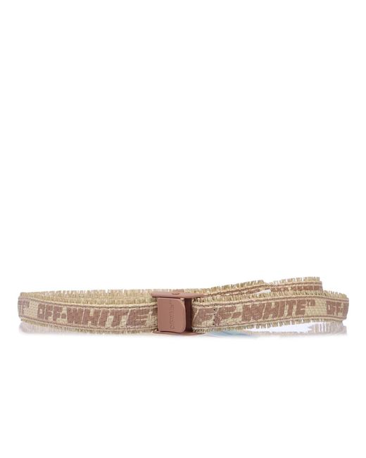 Off-White c/o Virgil Abloh Industrial Belt in Natural | Lyst UK