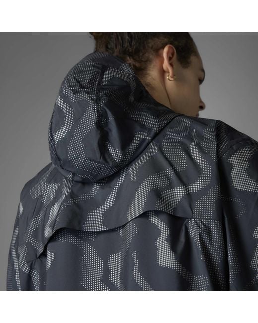 adidas Ult Prem Jkt Running Jacket in Grey for Men | Lyst UK