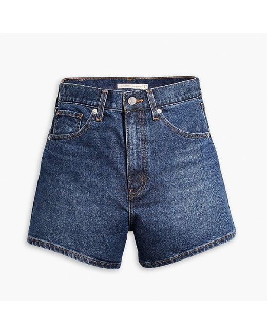 Levi's Hw Mom Shrt in Blue | Lyst UK