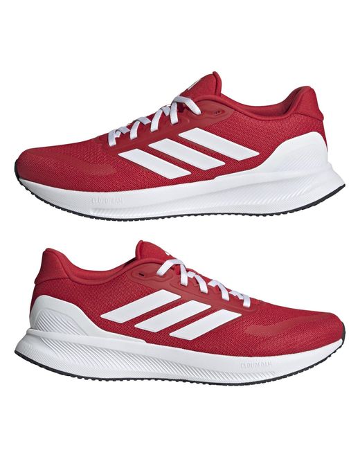 adidas Run Falcon 5 Trainers in Red for Men | Lyst UK