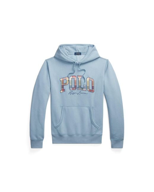 Polo Ralph Lauren Logo Hoodie in Blue for Men | Lyst UK