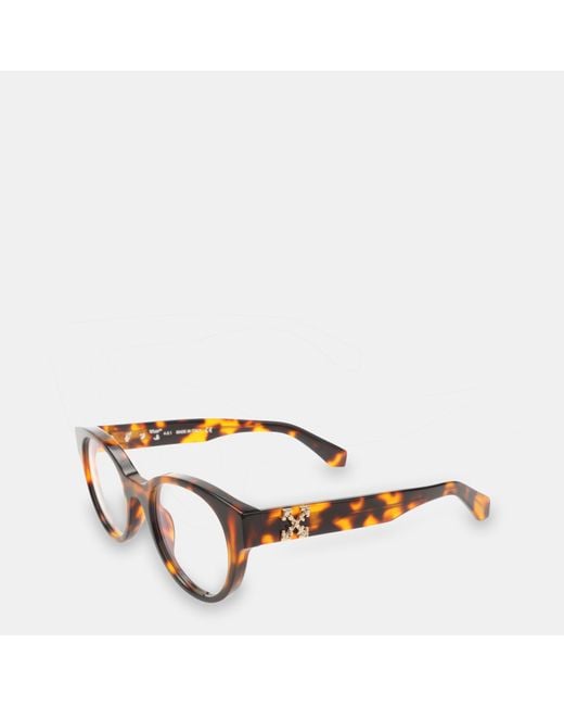 Off-White c/o Virgil Abloh Off Optical Style 99 in Brown | Lyst UK