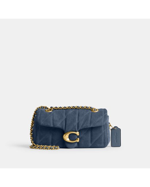 COACH Quilted Tabby 20 Shoulder Bag in Blue | Lyst UK