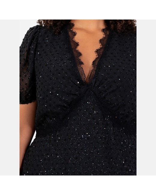 Lovedrobe Lovedro V Nck Midi D in Black | Lyst UK