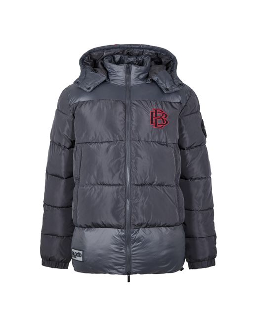 Blood Brother Heavyweight Puffer Jacket in Grey for Men | Lyst UK