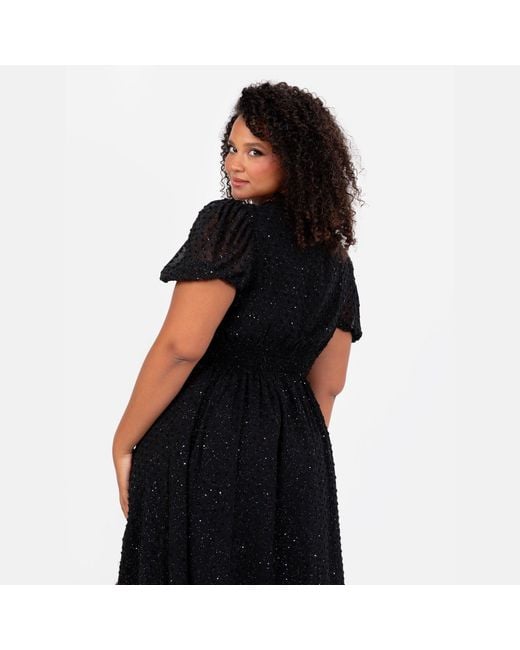 Lovedrobe Lovedro V Nck Midi D in Black | Lyst UK