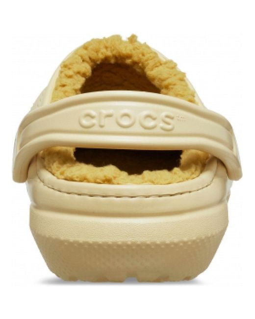 Crocs™ Classic Lined Mule Slippers in Brown | Lyst UK