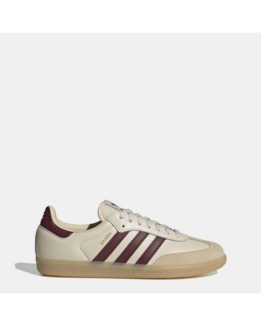 adidas Originals Samba Og Shoes in Natural | Lyst UK