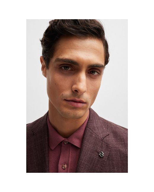 BOSS Janson Formal Style Jacket in Brown for Men | Lyst UK