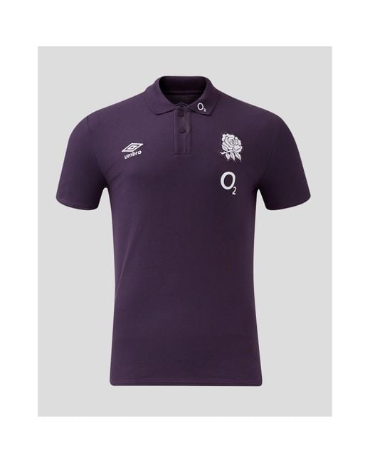 Umbro England Rugby Polo Shirt 2024 Adults in Purple for Men | Lyst UK