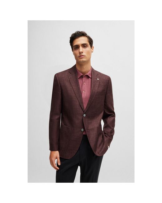 BOSS Janson Formal Style Jacket in Brown for Men | Lyst UK