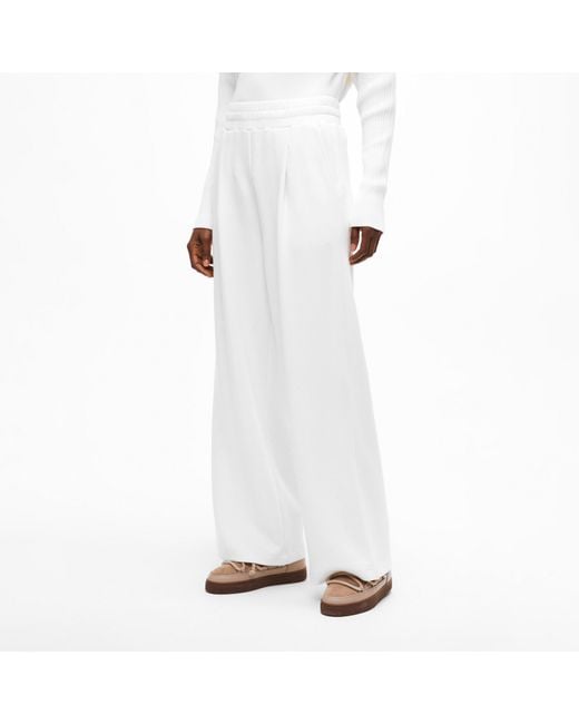 Varley Extra Wide Leg Pant in White | Lyst UK