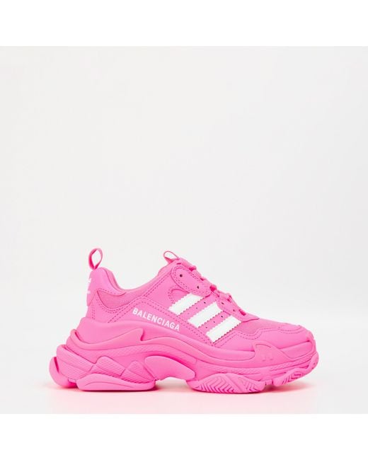 Balenciaga X Adidas Triple S Trainers in Pink | Lyst UK