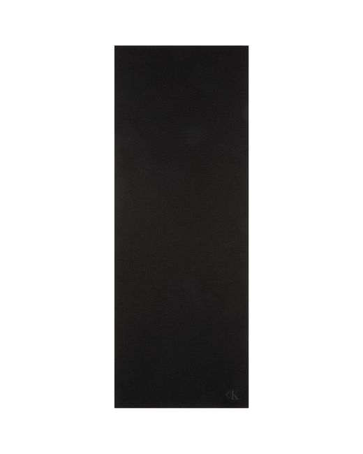 Calvin Klein Ck Rib Midweight Scarf in Black | Lyst UK