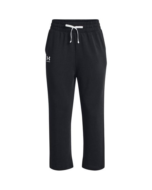 Under Armour Armour Rival Terry Flare Joggers in Blue | Lyst UK