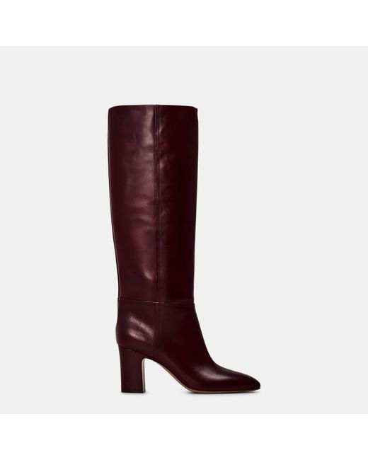 Paris Texas Knee High Boots in Red | Lyst UK