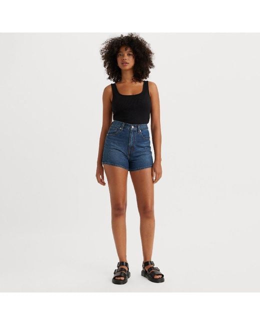 Levi's Hw Mom Shrt in Blue | Lyst UK