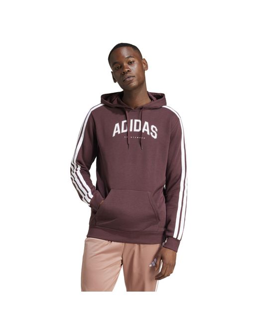 adidas Pull Over Hoodie in Purple for Men | Lyst UK