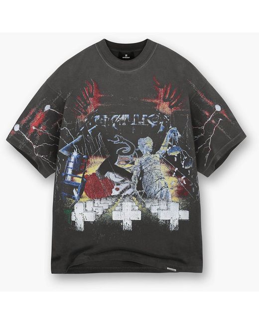 Represent Rep Puppets Oversized T-Shirt in Grey for Men | Lyst UK