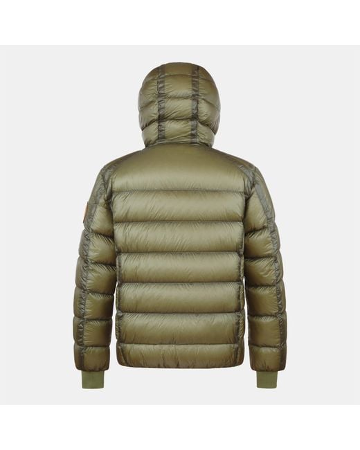 ARCTIC ARMY Polar Lw Puff Hooded Long Sleeve Short Puffer Jacket in ...