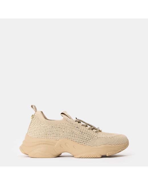 Steve Madden Meter Sneakers in Natural | Lyst UK